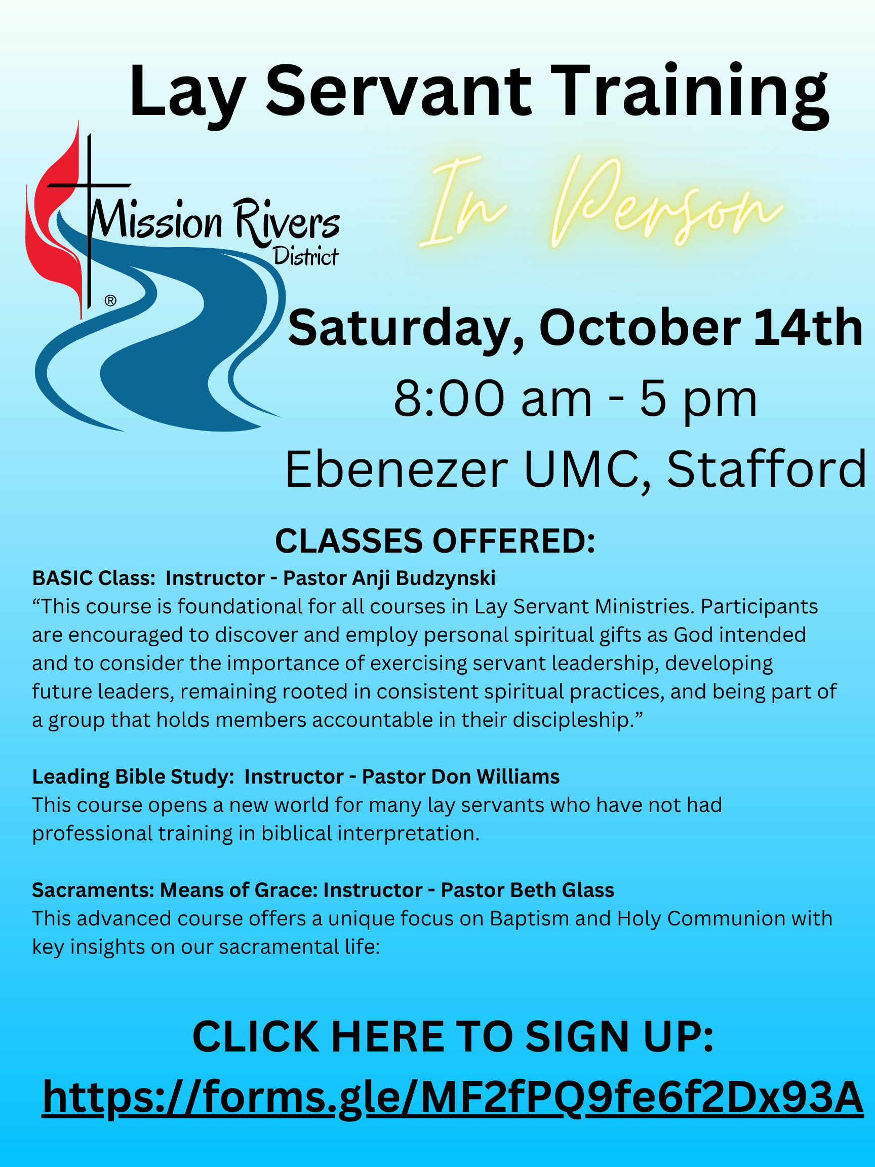 District Lay Servant Training | VAUMC